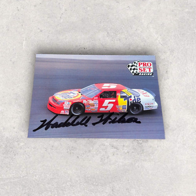 Waddell Wilson NASCAR HOFer LEGEND VINTAGE WINSTON CUP signed card TIDE ...
