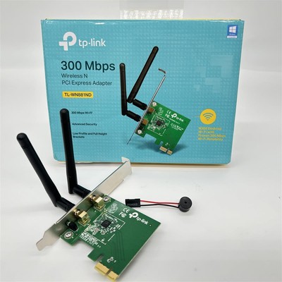 TP-Link PC-WLAN-Karte PCI Express (PCIe) N-Adapter 300 Mbit/s mit niedrigem Prof | eBay