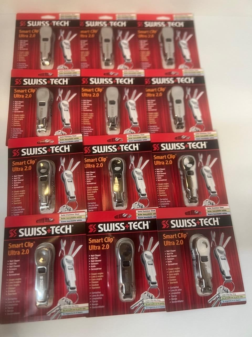 SWISS TECH Smart Clip Ultra 2.0 Nail Clipper File Scissors Knife ETC ...