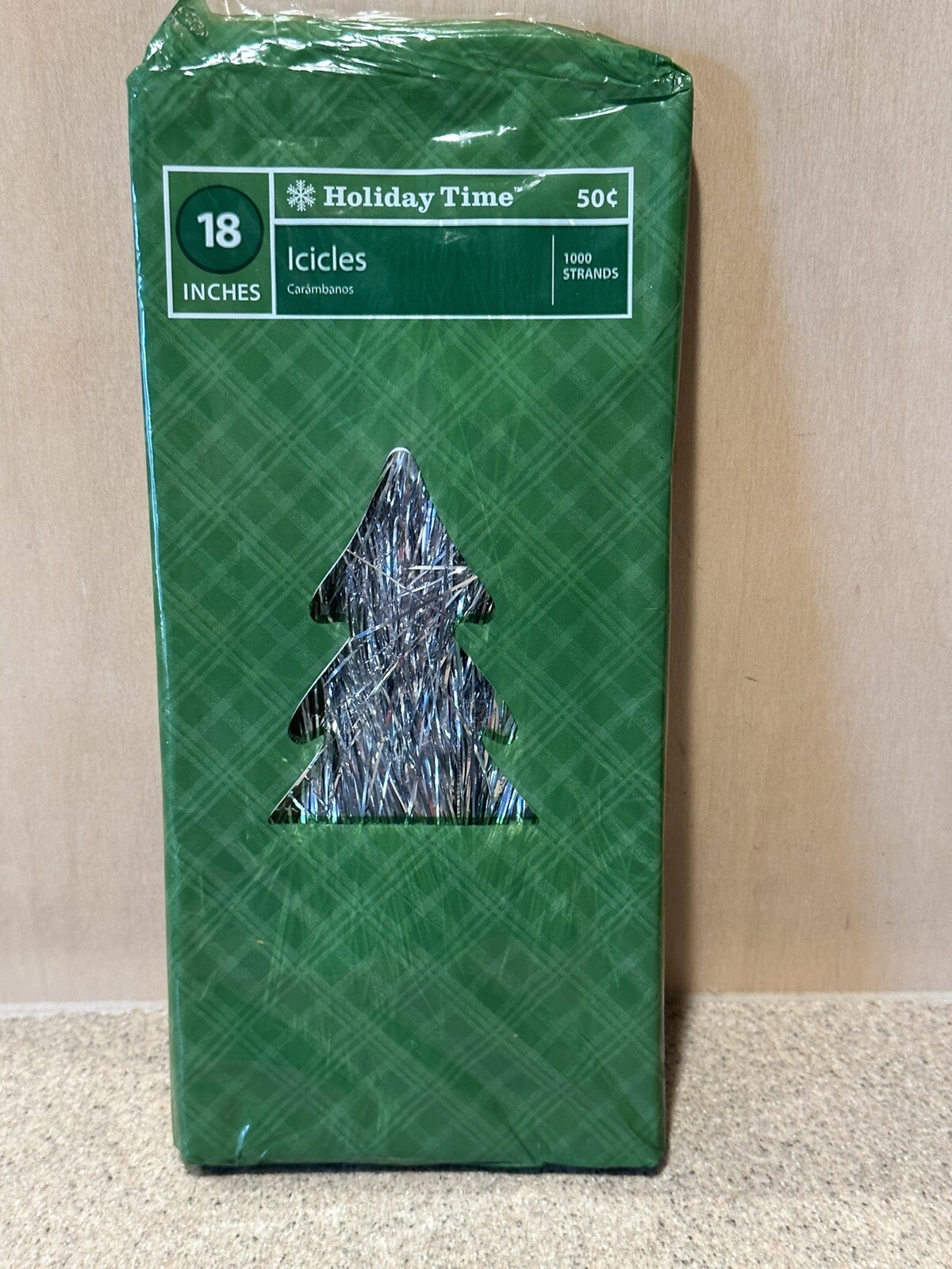 Vintage Christmas Holiday Time Tree Tinsel Icicles 1000 Strands 18 ...