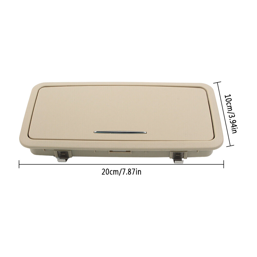 For 10-19 Jaguar XJ Rear Row Vanity Mirror Makeup Mirror with Lights ...