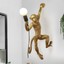 Modern LED Wall Lamps Monkey Sitting Lamp Outdoor Wall Sconce Light ...