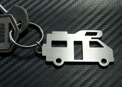 MOTOR HOME Keyring Keychain Key Gift Camper Van Mobile Transit High Top ...