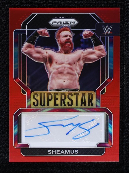 2022 Panini Prizm WWE - Superstar Autographs Red Prizm #SA-SHM Sheamus ...