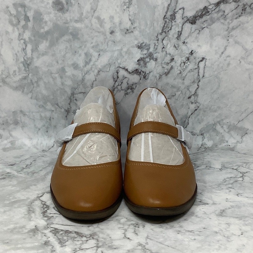 SOUL Naturalizer Size 10 W English Tea Brown Ramona Mary Jane Flats P2 ...