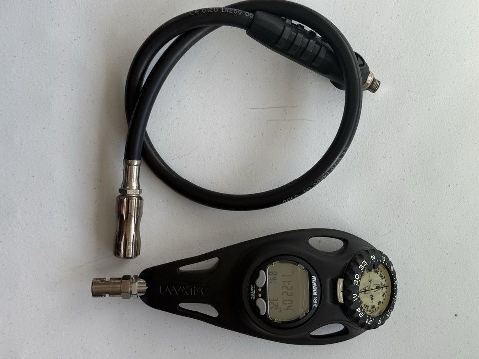 Scubapro Uwatec 3 Gauge Dive Console with Aladin Prime Computer, SPG ...