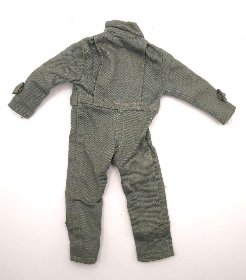 Vintage 1964 Hasbro GI JOE Action Green Gray Pilot Scramble Flight Suit ...