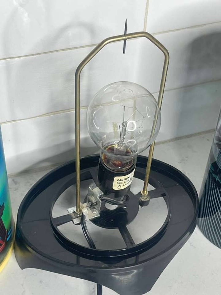 Vintage 1958 L A Goodman Railroad Locomotive Train Motion Lamp . | eBay