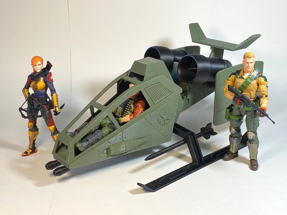 GI Joe Classified Skyhawk 1:12 Scale 6" Inch Custom 3D Printed NO ...