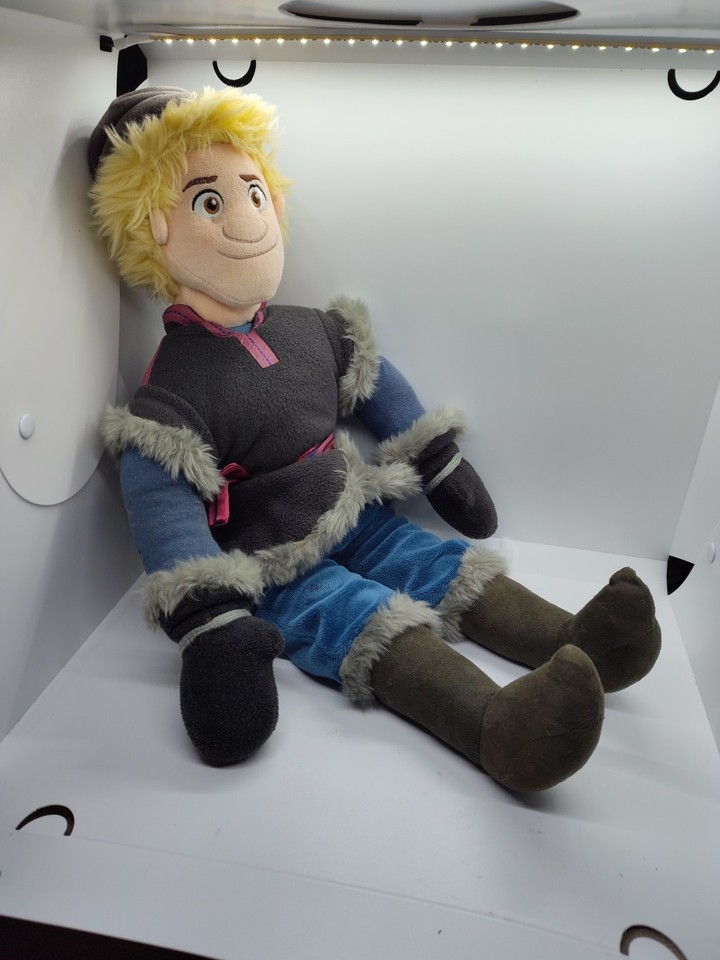 Disney Store Kristoff Bjorgman Blonde Mountain Man Movie "Frozen" Plush ...