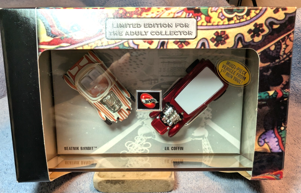 🔥 Vintage Hot Wheels 2002 Blood Sweat Gears Set Ed Roth Rat Fink 55478 ...