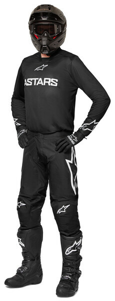 NEW ALPINESTARS RACER GRAPHITE RACE KIT SUIT BLACK MX MOTOCROSS ASTARS ...