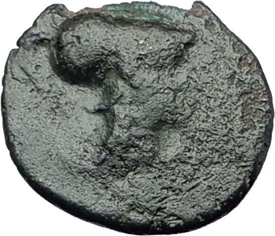 TEMNOS in AEOLIS 2-1CenBC ATHENA PROMACHOS Authentic Ancient Greek Coin ...