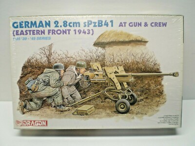 Dragon #6056 German 2.8cm sPzB41 AT Gun and Crew Eastern Front 1943 ...