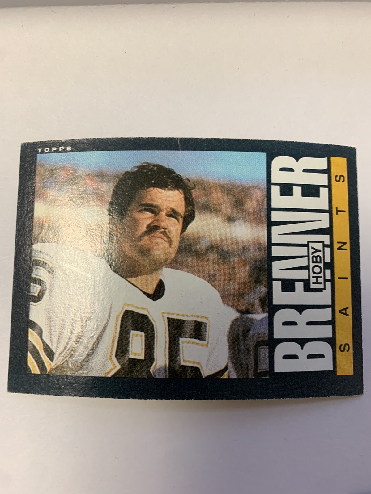 1985 Topps NFL Hoby Brenner New Orleans Saints | eBay
