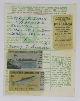 Licenses - California Fishing