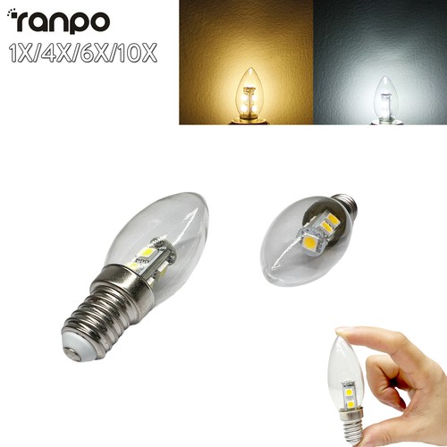 3w E14 C25 220v Led Candle Light Bulbs Small screw Cold warm white Home ...