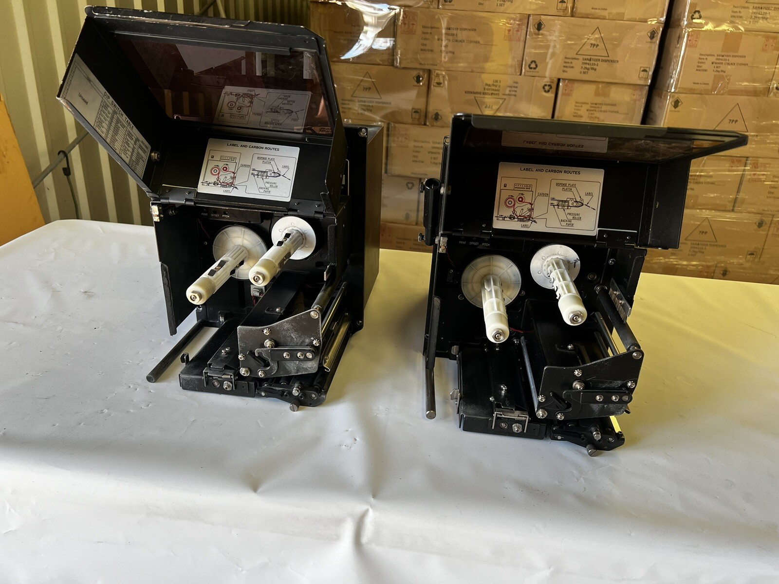 Sato Bar Code Printer M-8485SE for Parts or Repair (2 units) | eBay