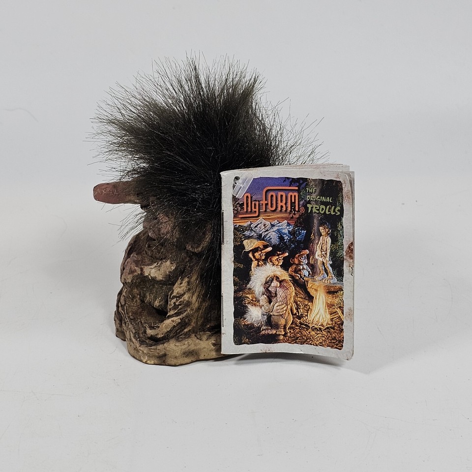 Nyform #052 The Original Trolls RARE Tree Stump And Troll Figure | eBay