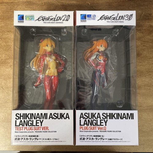 Asuka Langley 2 Piece Figure Set Wave Neon Genesis Evangelion 1/10 ...