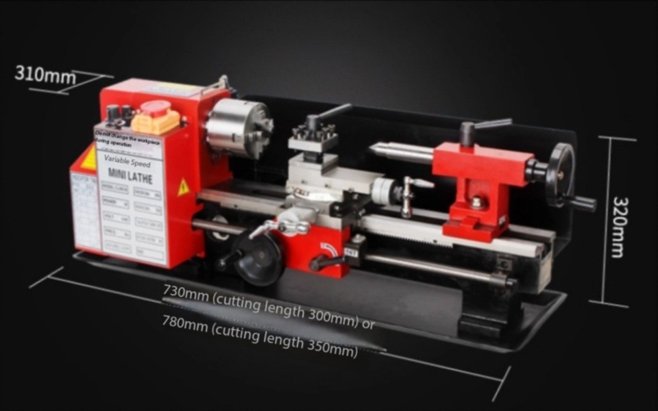 Mini Lathe Small Machine Tool DIY Mini Lathe Tutorial Bench-top ...