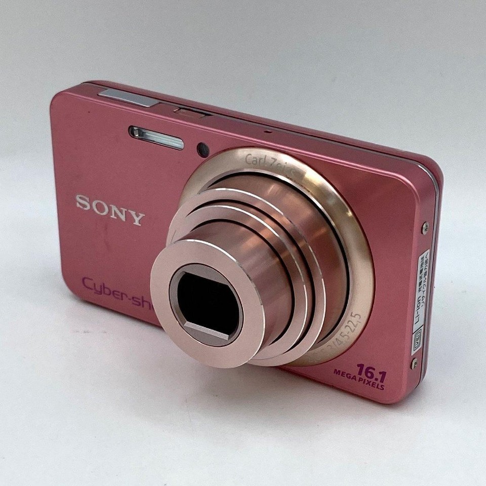 SONY Cyber Shot DSC-W570 Pink Digital Camera 16.1MP 5x Zoom Japanese ...