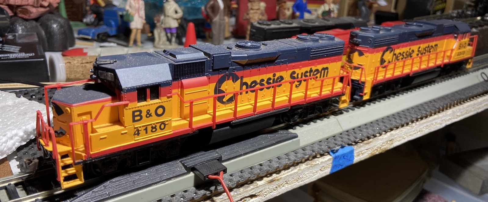 LIFE-LIKE HO Scale CHESSIE SYSTEM B & O 4810 Diesel Locomotive | eBay