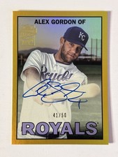 2025 Topps Archives - 1967 Fan Favorites Autographs Alex Gordon #67FFA ...