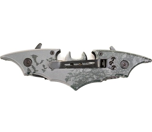 Dark Twin Blade Knife - Double Edge Folding Pocket with Clip, 11 ...