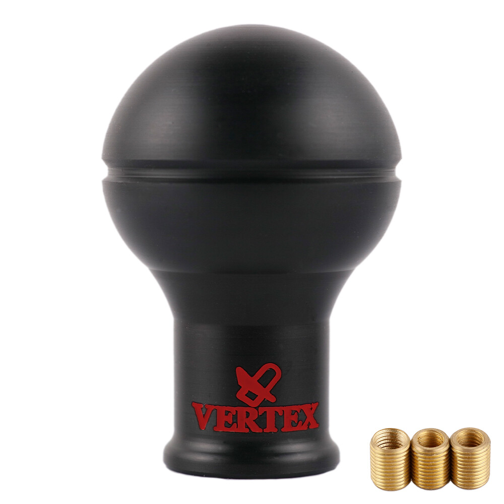 Vertex Universal Black Resin Gear Stick Shift Knob Racing Shifter Lever ...