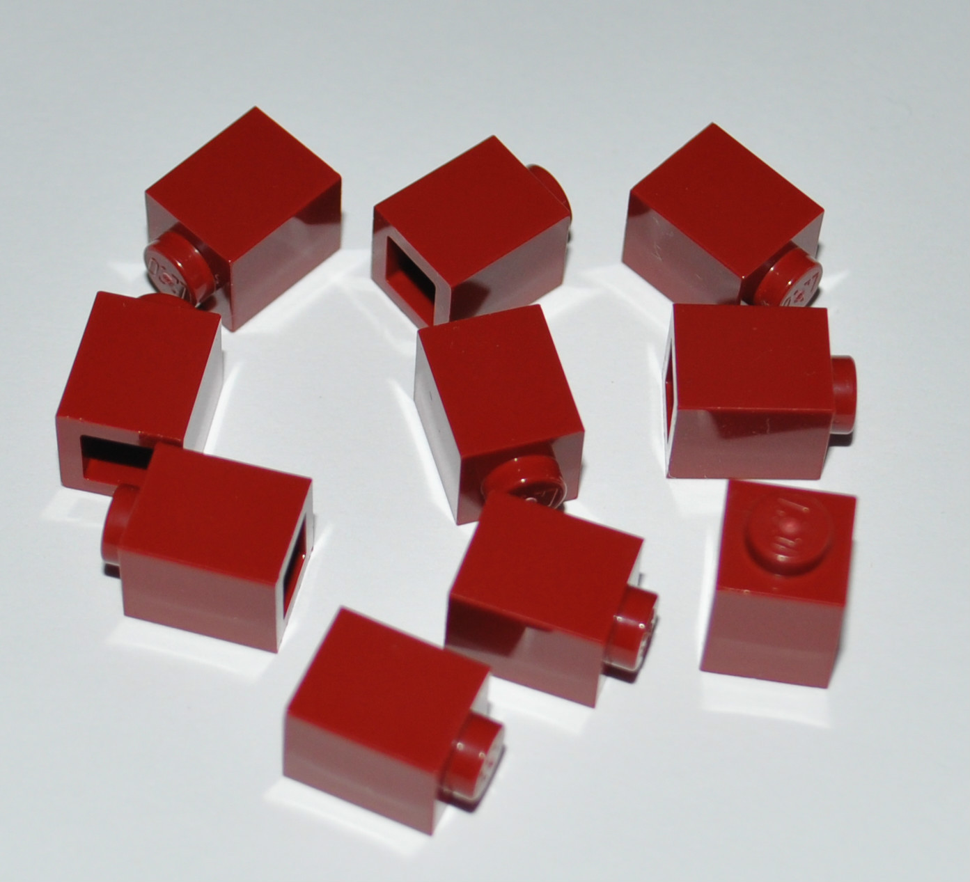 LEGO BULK - DARK RED BUILDING BRICKS/BLOCKS 1X1 STUDS VARIOUS PACKS ...