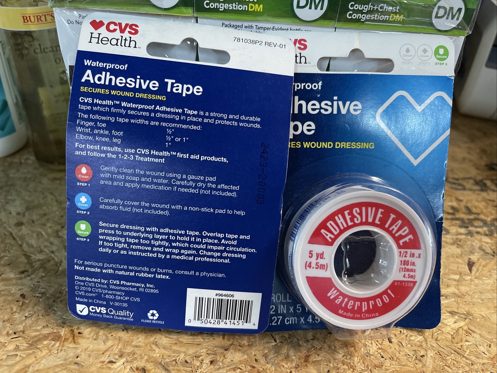 CVS Health Easy Tear Waterproof Adhesive Tape 1ct for sale online | eBay