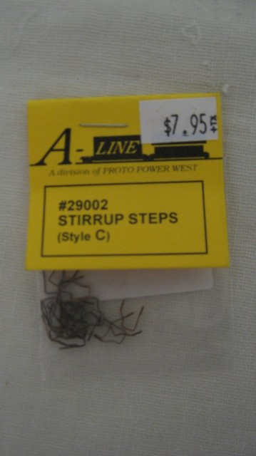 HO Scale Parts A-line Brass Stirrup Steps 29002 Freight Car Offset ...