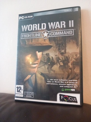 World War 2 Frontline Command PC CD-ROM WW2 Strategy Game Focus ...
