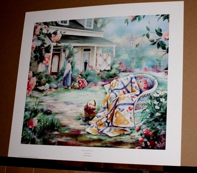 Quilts and Roses by Paula Vaughan Grandmother Child Heritage Victorian ...