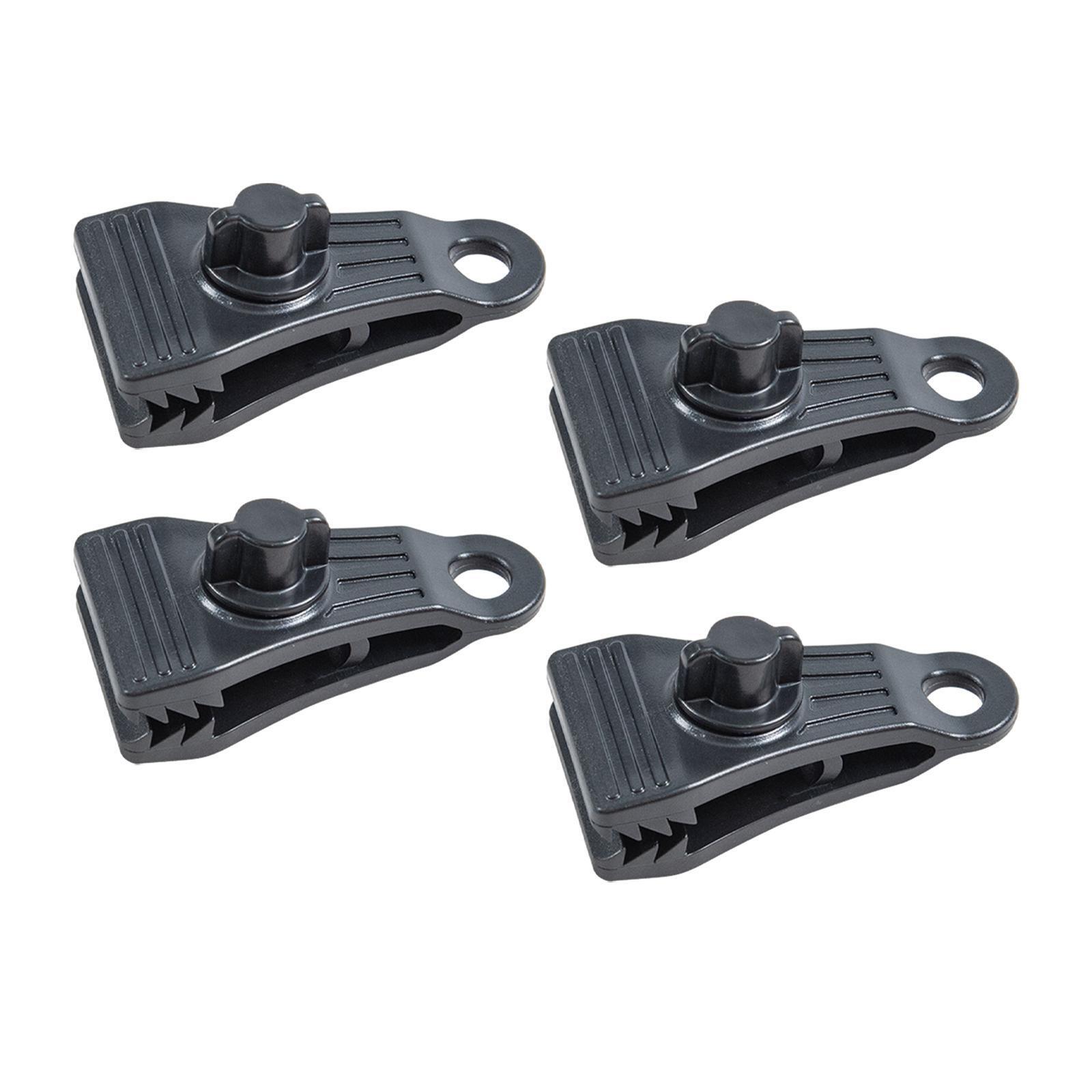 4 Pieces Heavy Duty Tarp Clips Multifunctional Canopies Clamps for ...
