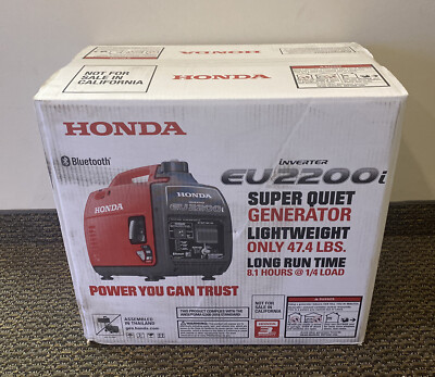 Honda EU2200i Super Quiet Gas-Powered Inverter Generator EU2200i AN ...