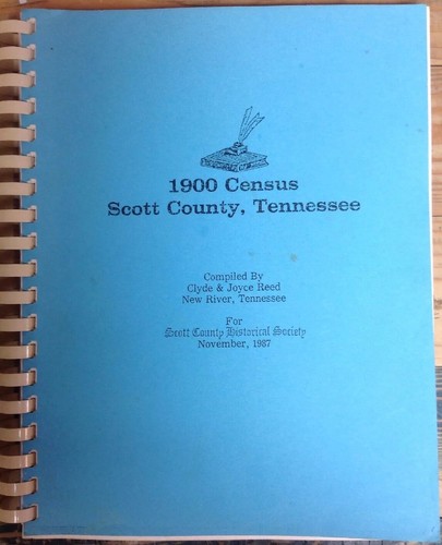 1900 Census Scott County, Tennessee for The Scott County Historical ...