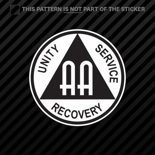 AA Alcoholics Anonymous Symbol Sticker Self Adhesive Vinyl | eBay