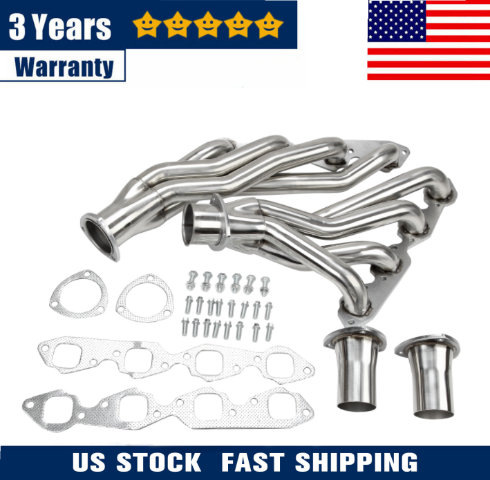 Stainless Steel Shorty Headers Fit Chevy 396 402 427 454 502 BBC Camaro ...