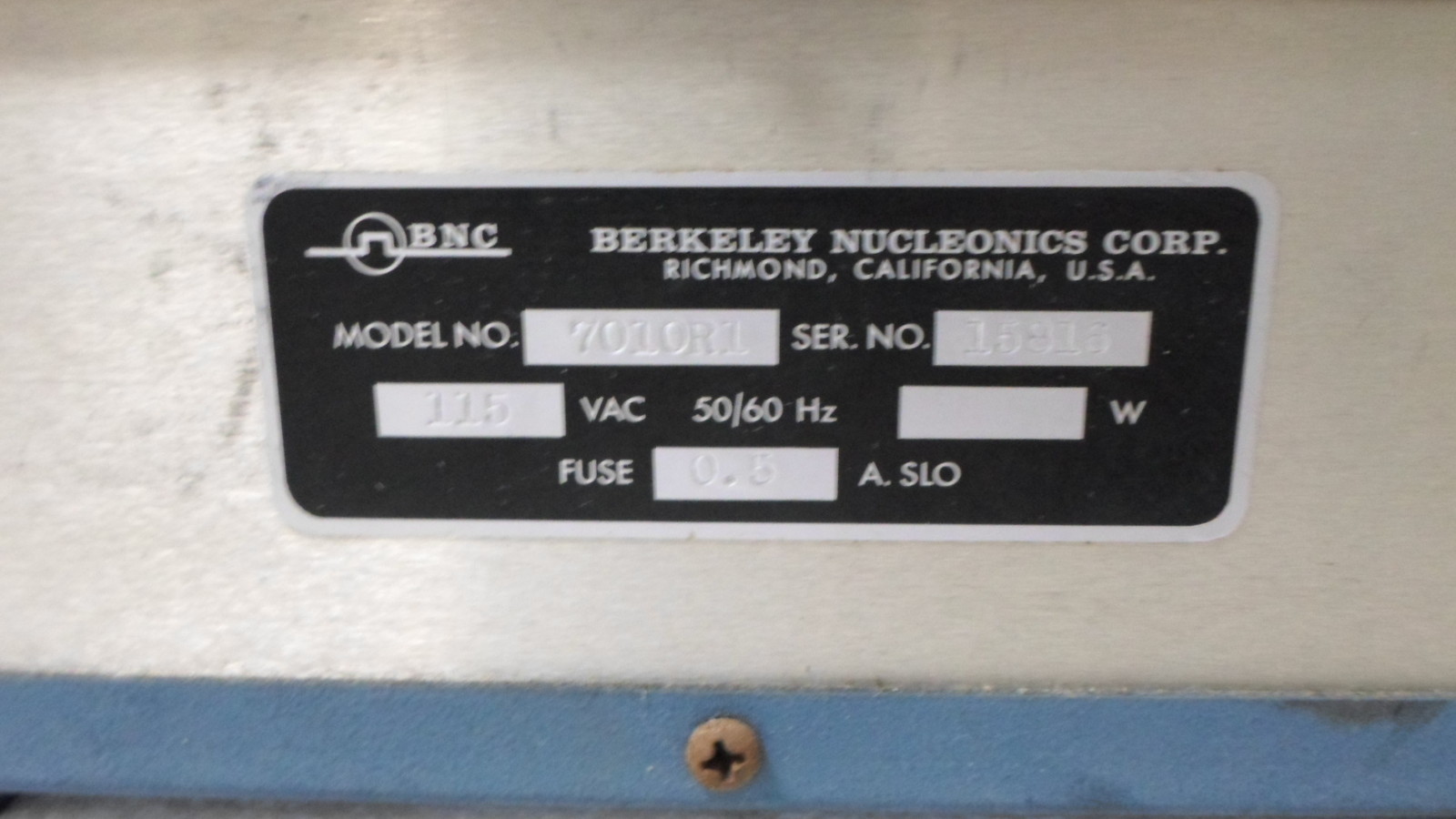 BNC Berkeley Nucleonics Model 7010 7010R1 Digital Delay Generator | eBay