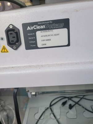 AirClean Systems AC632LFUVC Fume Hood | eBay