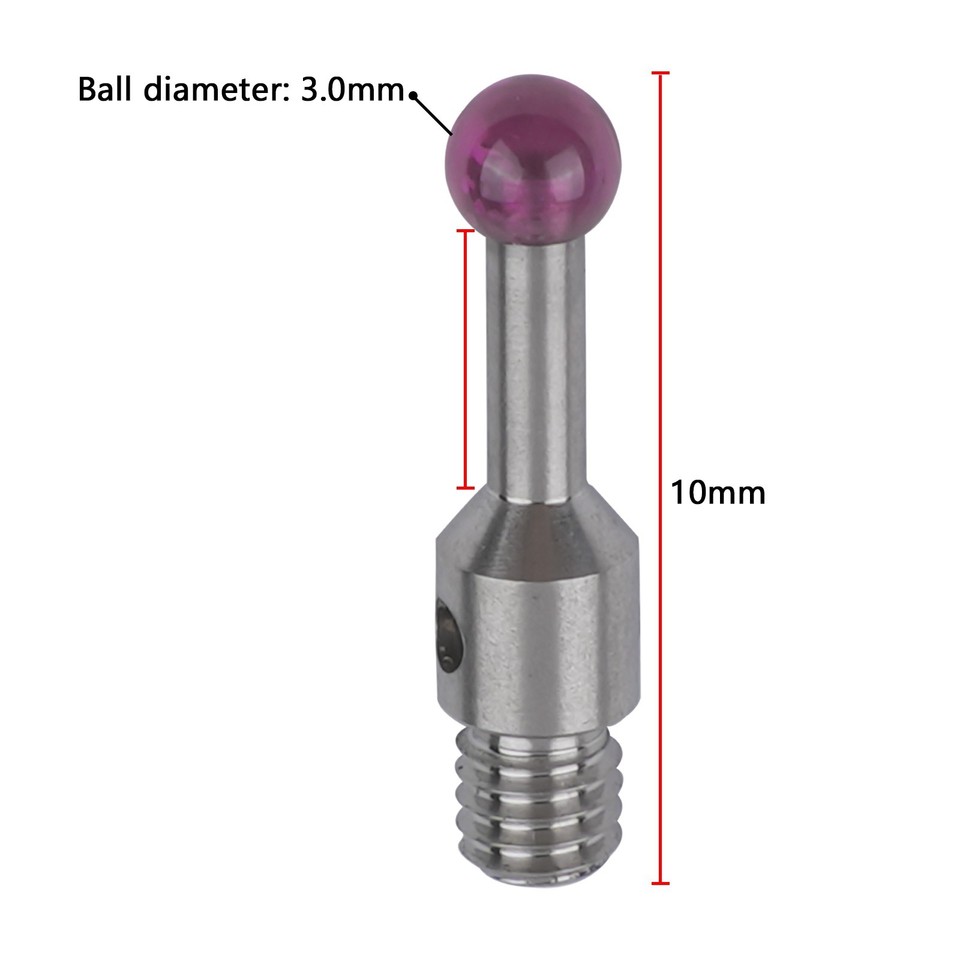 CMM Probe Stylus 3mm Ball Head with Stainless Steel Rod for ROMER ...