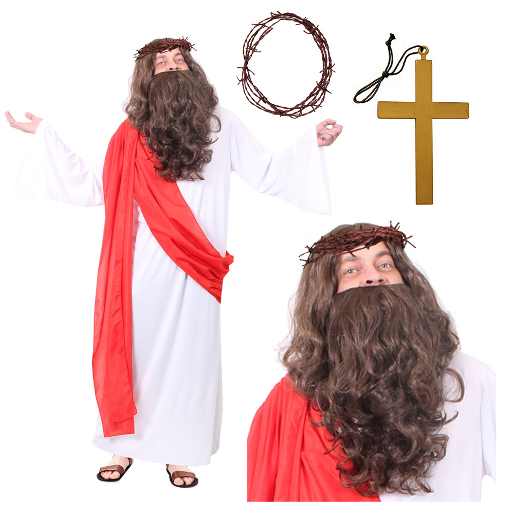 ADULTS JESUS CHRIST RELIGIOUS COSTUME NATIVITY CHRISTMAS EASTER FANCY ...