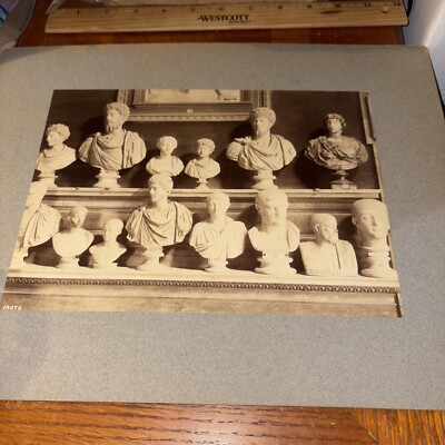 Vintage Photo Roman Emperor Busts: Marcus Aurelius Faustina Julian The ...