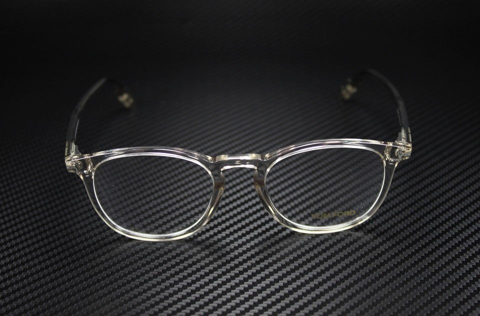 Tom Ford FT5401 020 Grey Clear Lens Plastic 51 mm Unisex Eyeglasses ...
