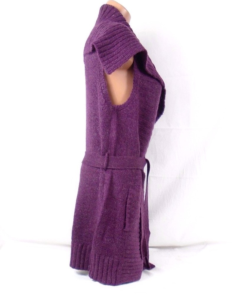 Nikki By Nikki Poulos Rebecca Sweater Vest Bordeaux X-Small HSN4515 ...