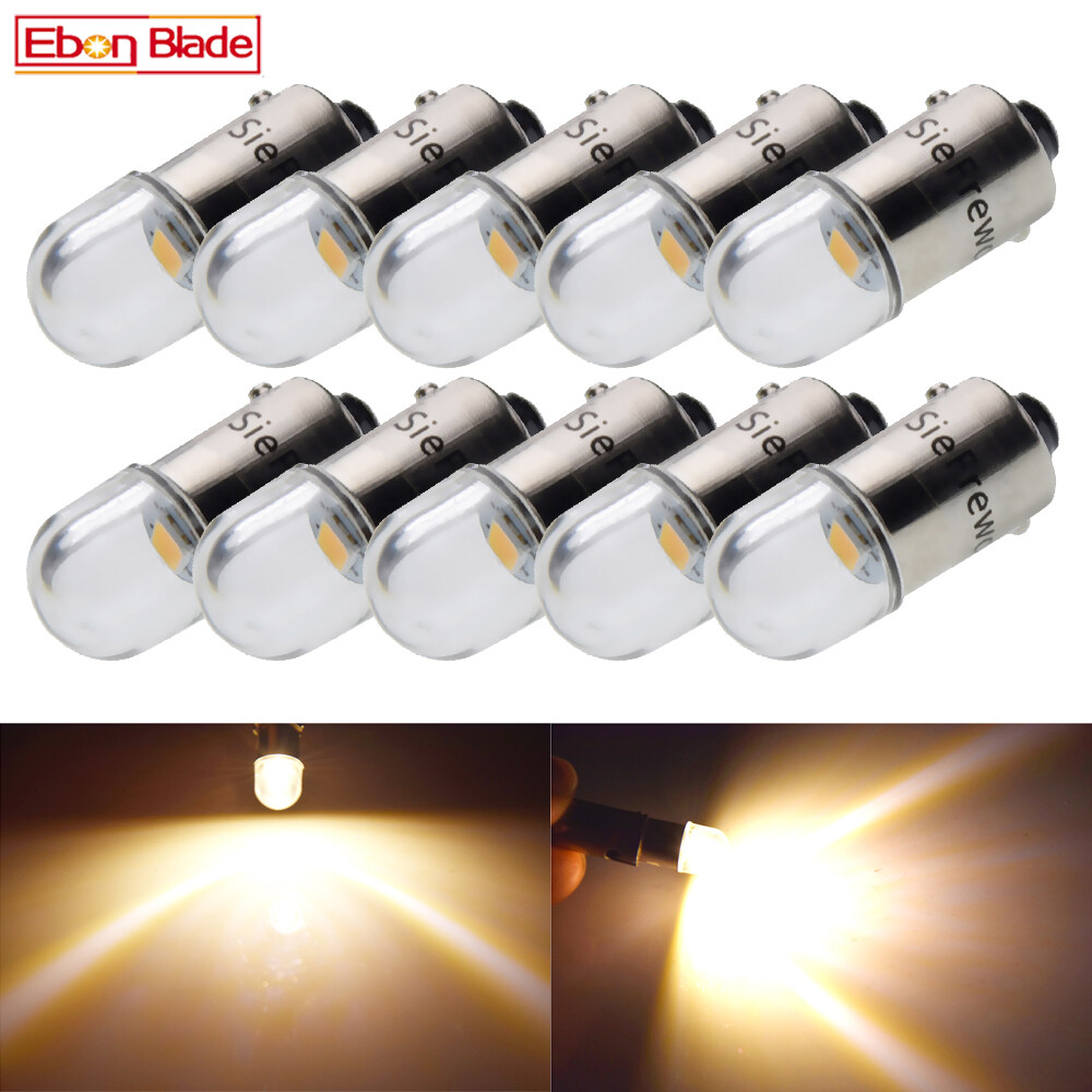 50X BA9S T11 T4W 2835 LED 1-SMD Car Side Light Bulb Interior Lamp Warm ...