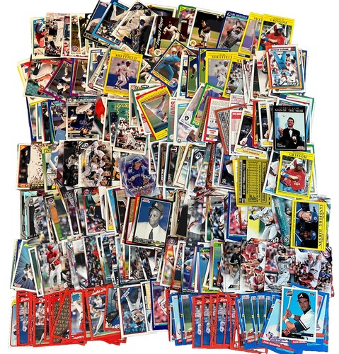 Baseball Insane Card Collection With Hundreds Of Cards From Sets Old ...
