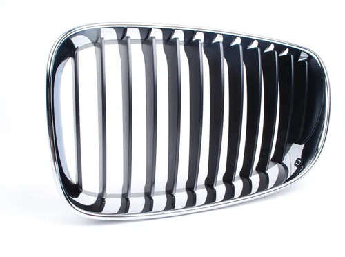 NEW BMW 1 E81 FRONT BUMPER LEFT GRILLE WITH CHROME FRAME 51137166439 ...